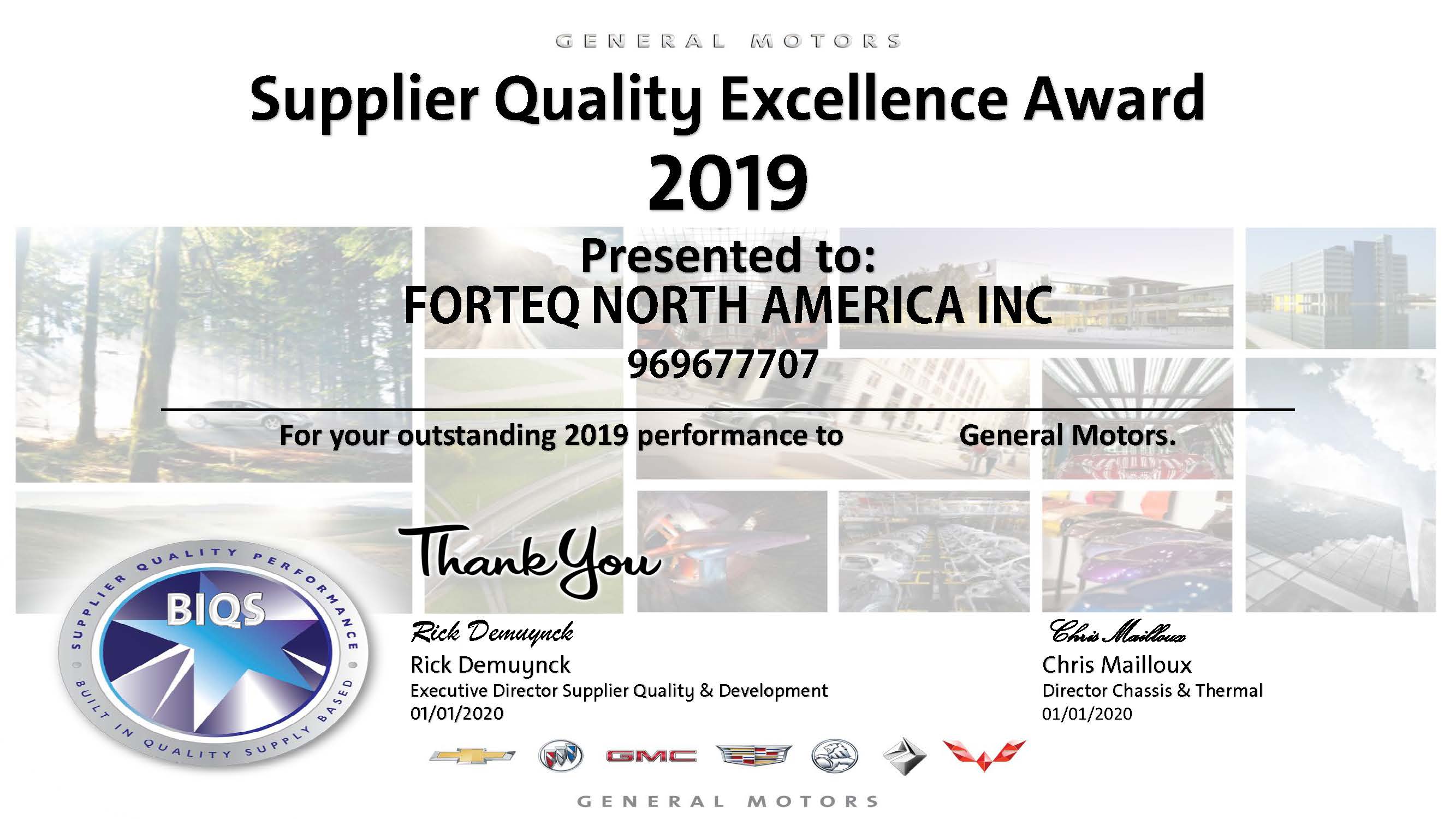 forteq Group - Awards history | forteq Group